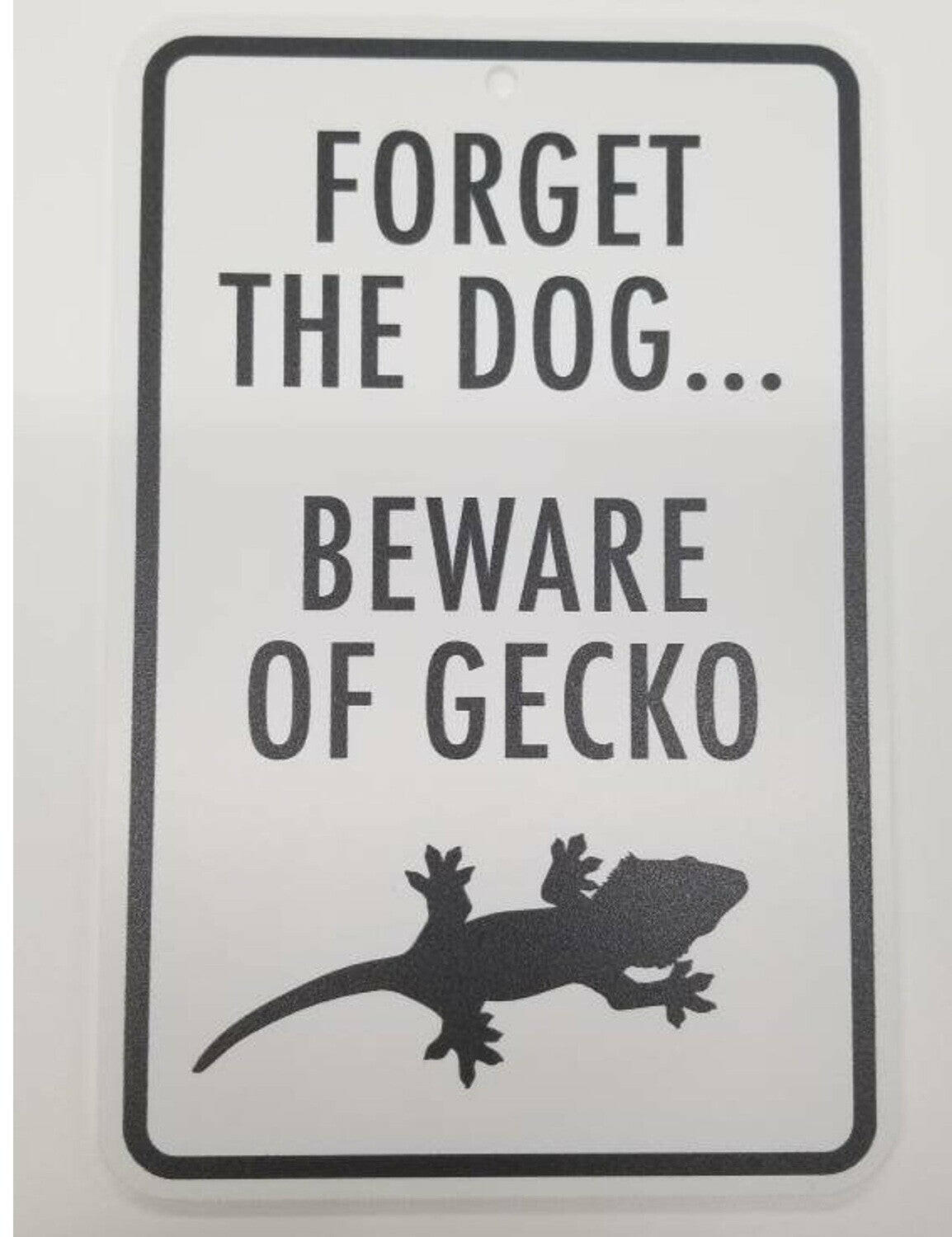 Warning Sign Beware of Crestie | Stargazer Exotics