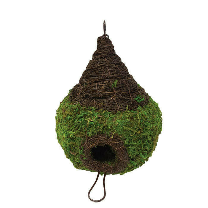Raindrop Woven Moss Reptile Hide with Chain | Stargazer Exotics