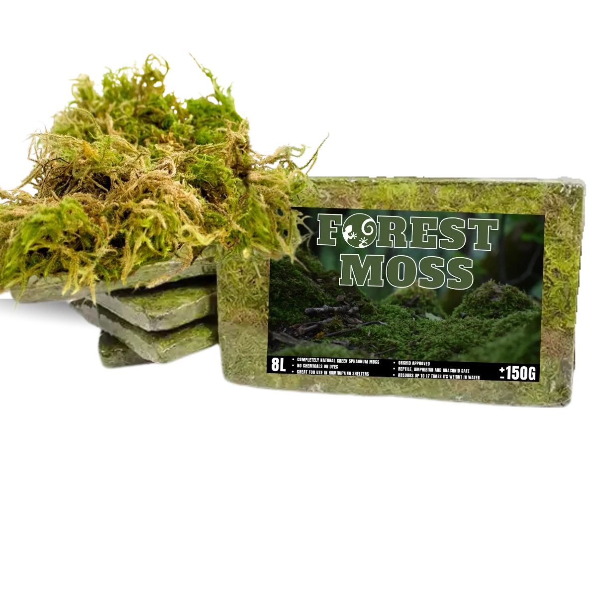Premium Forest Moss 12L Brick | Stargazer Exotics